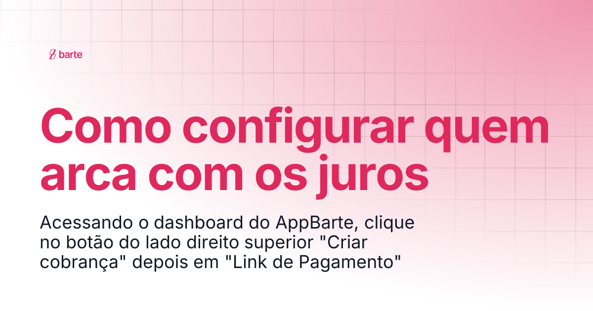 Como configurar quem arca com os juros | Portal do Vendedor ...